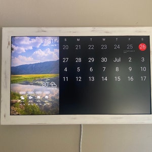 32in Touchscreen Smart Calendar / Smart Home Control Center / - Etsy