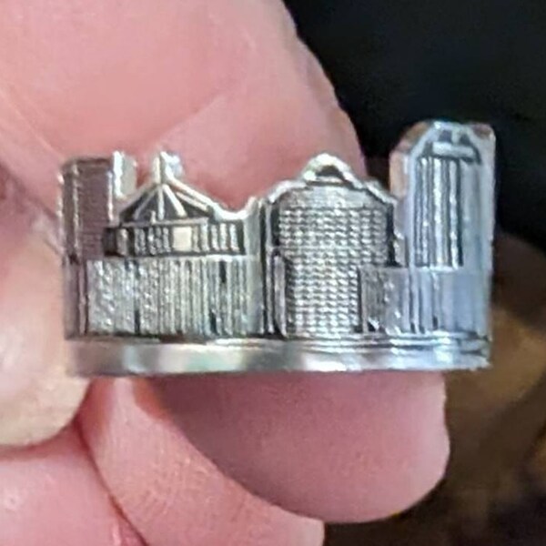 Custom City Ring Cityscape Ring Travel Ring Skyline Ring Statement Ring ...