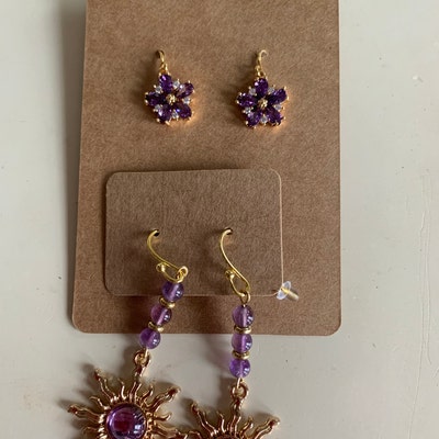 Dainty Gold Snowflake Earrings, Christmas Earrings, Small Minimalist ...