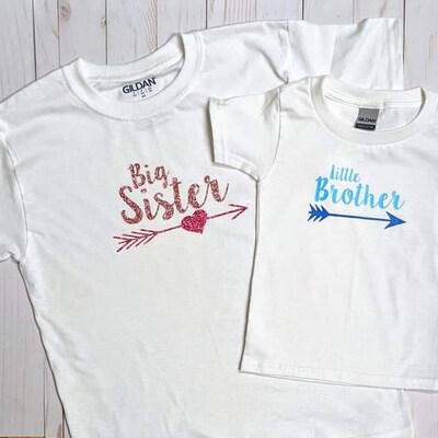 Sibling Big Little Brother Sister Digital Cut File // SVG Vinyl Car ...