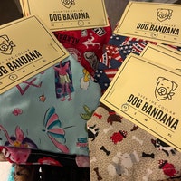 Printable Dog Bandana Tags & Wrap Labels: Bold Style (digital PDF ...