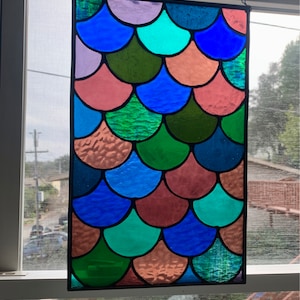 PATTERN Sunburst Panel Stained Glass Pattern Digital - Etsy