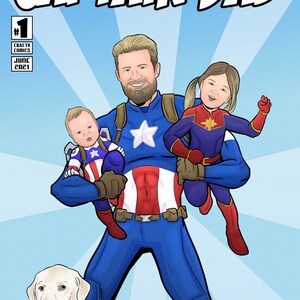 Custom Comic Book Art Superhero Cover Art Custom Made Poster ...