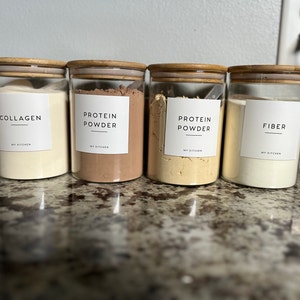 Minimalist Pantry Labels for Kitchen Organization Water-resistant ...