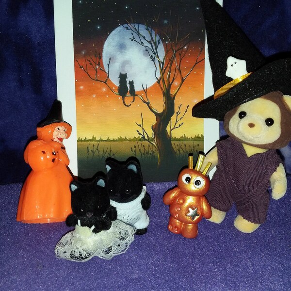 One Micro Mini Ghost, Mini Ghost, Polymer Clay Ghost - Etsy