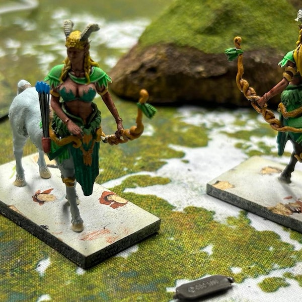 Female Tiefling Warlock Miniature - Etsy