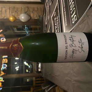 Custom Engagement Wine Label, Custom Bridesmaid Proposal Label/photo ...