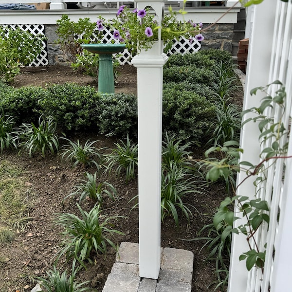 Birdhouse PVC 5inch Post Mount Nesting Box, Weatherable Thatch Style ...