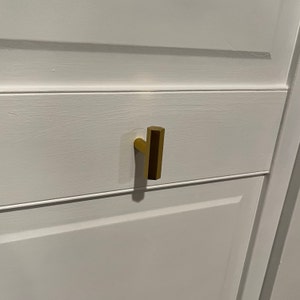 Black Brass Modern Round Circle Cabinet Drawer Handles Pulls - Etsy