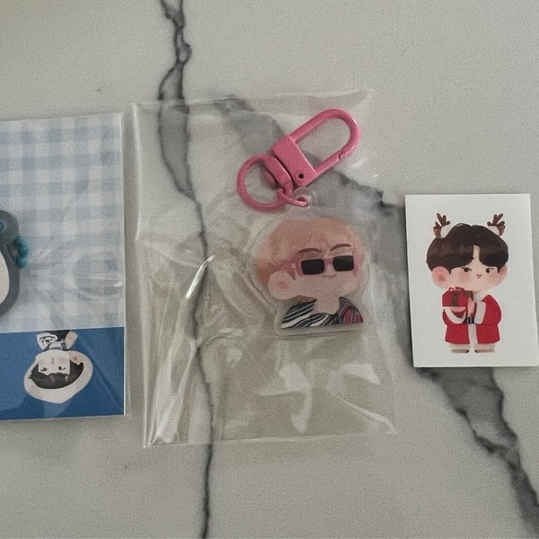 BTS Jin Suga Jungkook Keychain - Etsy