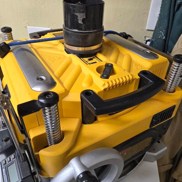 4" to 2-1/4" Shop Vacuum Adapter - Compatible With Dewalt DW735 Planer ...