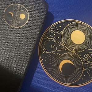 Pisces Yin Yang Stickers Large, Medium, and Small Sizes - Etsy