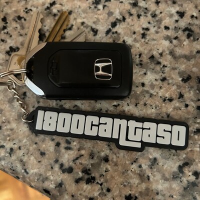 Theft Styled Personalized Keychain GTA Keyring Bag Charm Lunchbox Tag ...