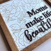 Carly Flower ENGRAVING SVG File for Laser Cut Signs - Etsy Canada