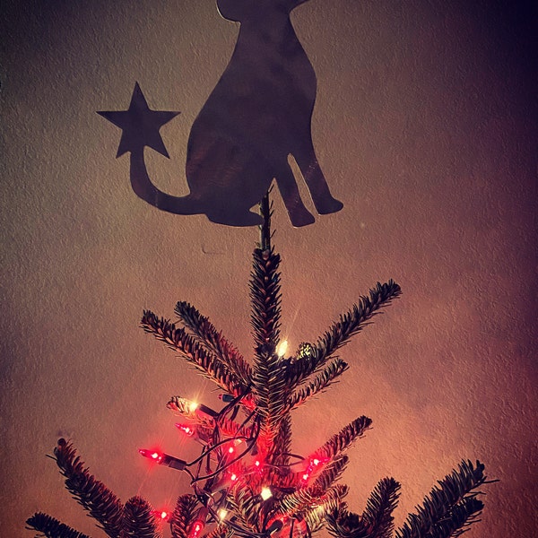 Labrador Retriever, Dog Tree Topper, Holiday Decoration, Aluminum ...