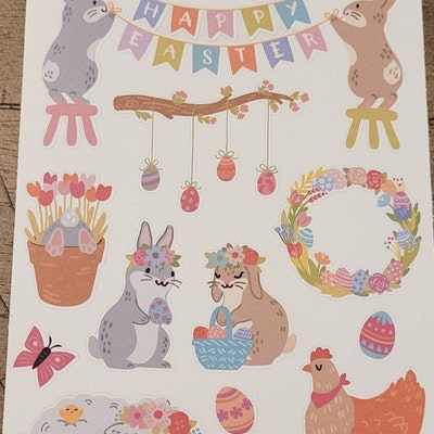 Craft Stickers Kawaii Crafting Stickers Knitting Stickers - Etsy