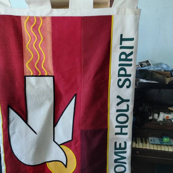 Handcrafted Banner, Lift High the Cross - Etsy