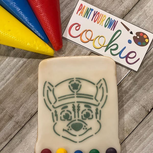 Pastel Paint Your Own PYO Cookie Topper / Paint Your Own Cookie ...