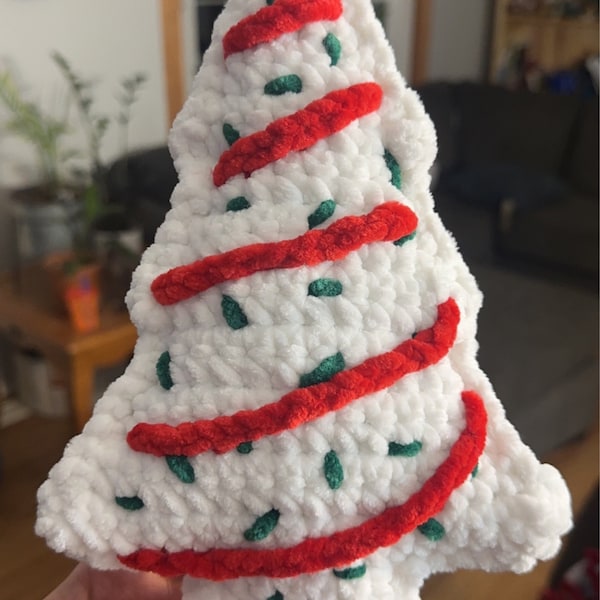 Christmas Tree Cuddler Crochet Pattern by Sheepish Stitches | Christmas ...
