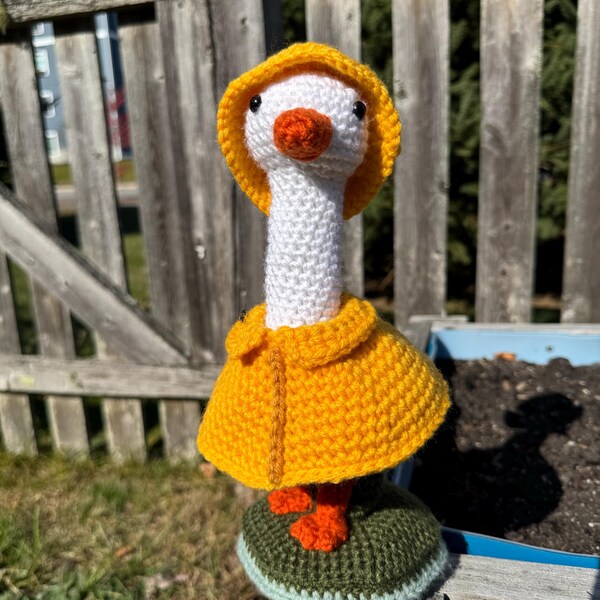 PATTERN ONLY Crochet Desk Goose Christmas Holiday Outfit Set Pdf ...