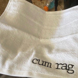 Cum Rag | Etsy