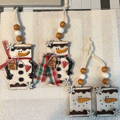 Santa Nerdy Reindeer Gingerbread Man DIY Kit or - Etsy