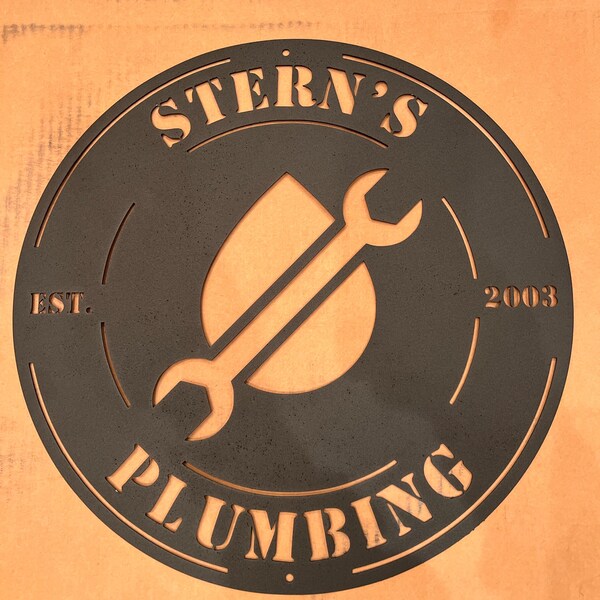 Personalized Metal Monogram Address Sign, Name Metal Sign, Metal Name ...