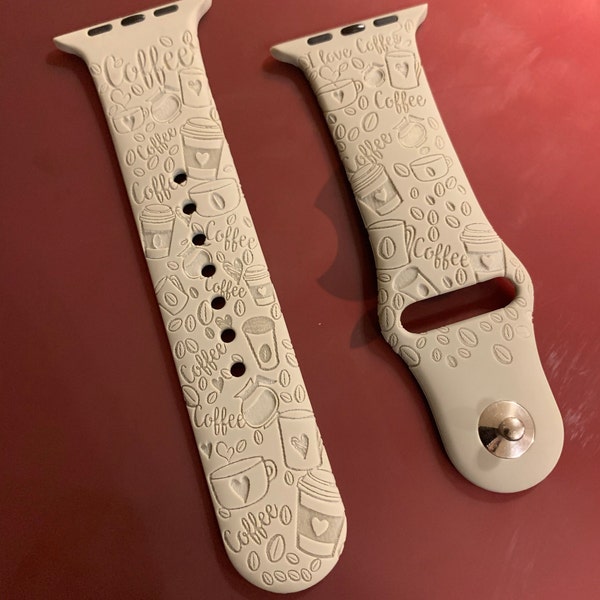 Watch Band File Laser Engrave Watch Band File - Coffee - Etsy