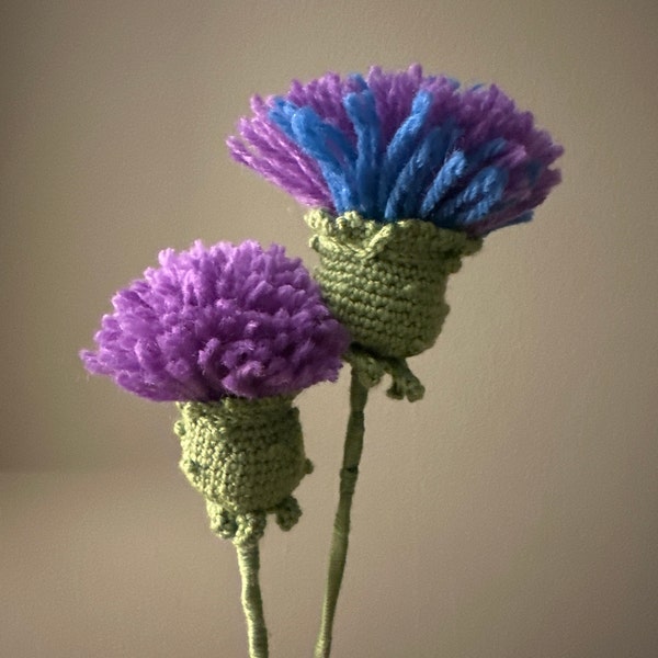 Thistle Cardo Artichoke Crochet Flower PDF Pattern - Etsy