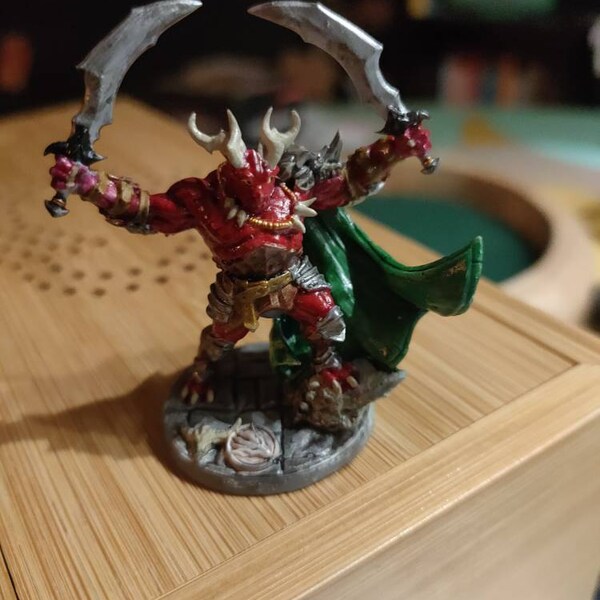 Multi-armed Demon Premium 3D Printed Tabletop Miniatures 28mm 32mm to ...