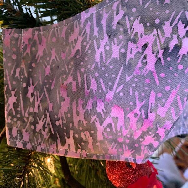 Neon Face Masks Two-tone, Colorblock, Pink, Green, Black. Adjustable ...