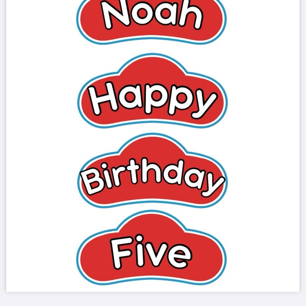 DIGITAL FILE Cars Name Tags | Birthday Party Labels | Personalised Name ...