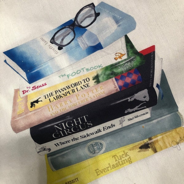 For the Love of Books Art Print * PERSONALIZED W/your 8 Favbook Titles ...