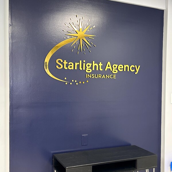 Custom Laser Cut Logo Sign,lobby Sign, Office Decor, Office Sign for ...