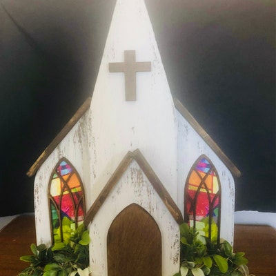 Wood Handcrafted Churches - Etsy