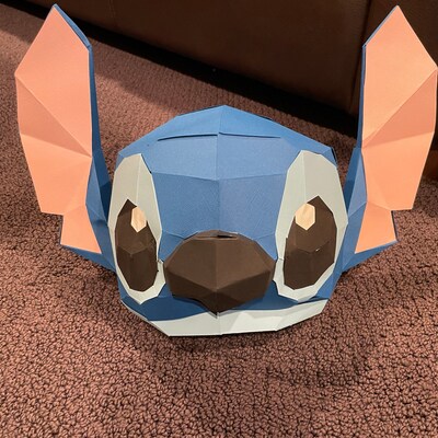 STITCH MASK DIY /costume - Etsy