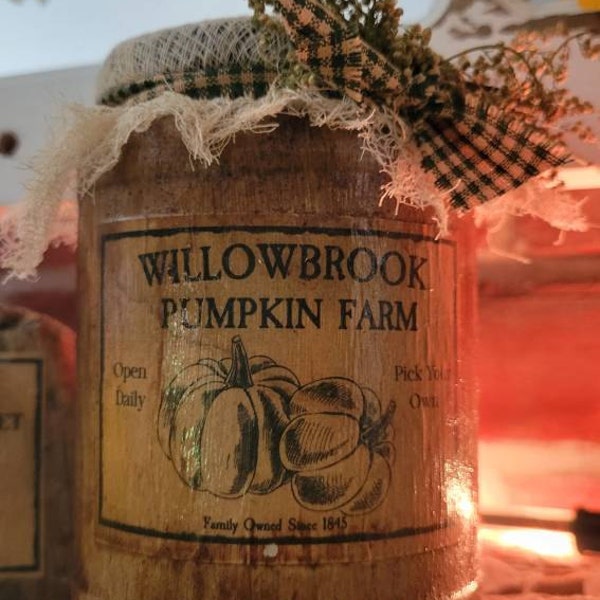 Primitive Fall Autumn Labels, Primitive Pumpkin Label, Primitive Pantry ...