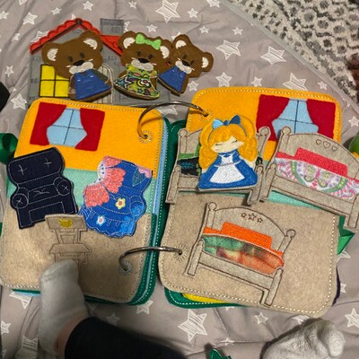 Customized Quiet Busy Book Covers Childrens Learning Toddler Learning ...