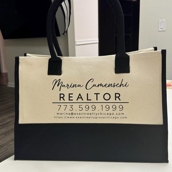 Floral Book Tote Bag Graduation Gift Library Tote School Bag Book Worm ...