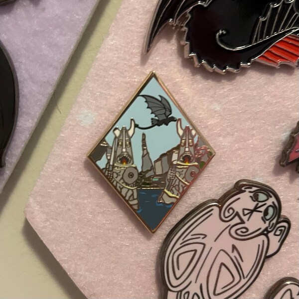 Berk Enamel Pin: HTTYD, Toothless, Hiccup, Fantasy Fan Art Lapel Pin - Etsy