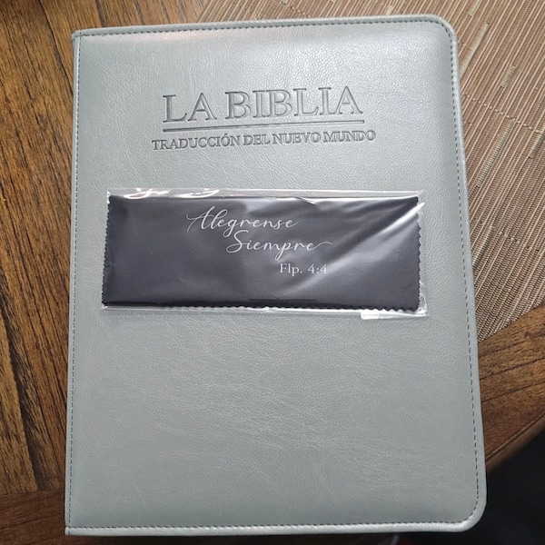 Large Bible Cover Jw - English Bible Cover - Jw Gift - Elders Gifts ...