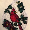 FSL Cardinal Machine Embroidery Freestanding Lace Christmas Bird Design ...