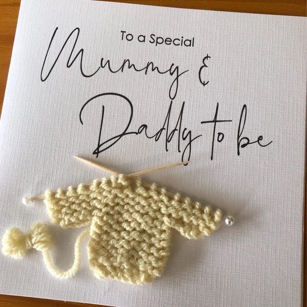 New Grandparents Card for New Grandparents Nanny Grandad Card New Baby ...