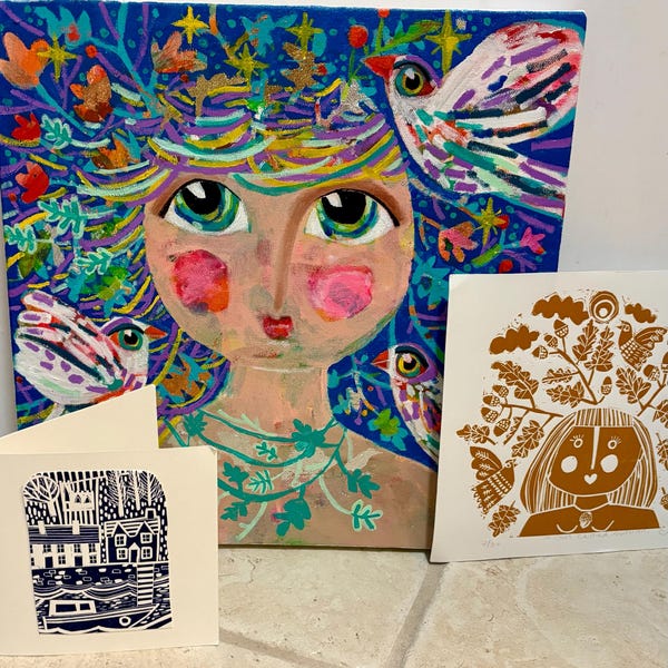 Fly by Limited Edition Linocut Artwork - Etsy