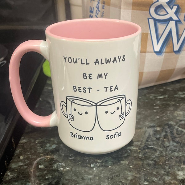 Personalized Best Aunt-tea Mug, You'll Always Be My Favorite Aunt-tea ...