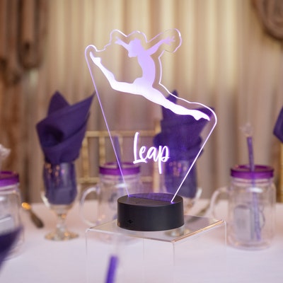 Custom Made LED Acrylic Light up Centerpieces Create Your - Etsy