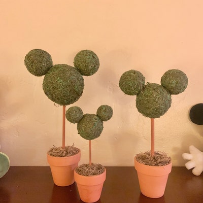 Topiary Mickey & Minnie Topiaries for Magic to Home, Wedding, Mad Tea ...