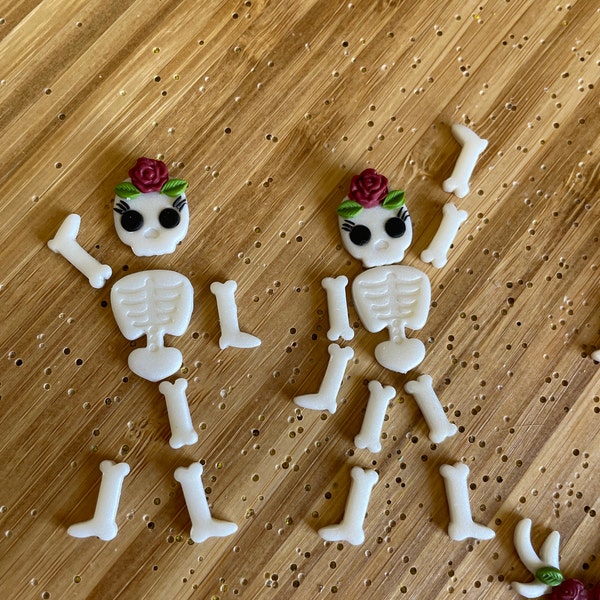 Skeleton Polymer Clay Cutter Set | Polymer Clay Earrings | Cookie ...