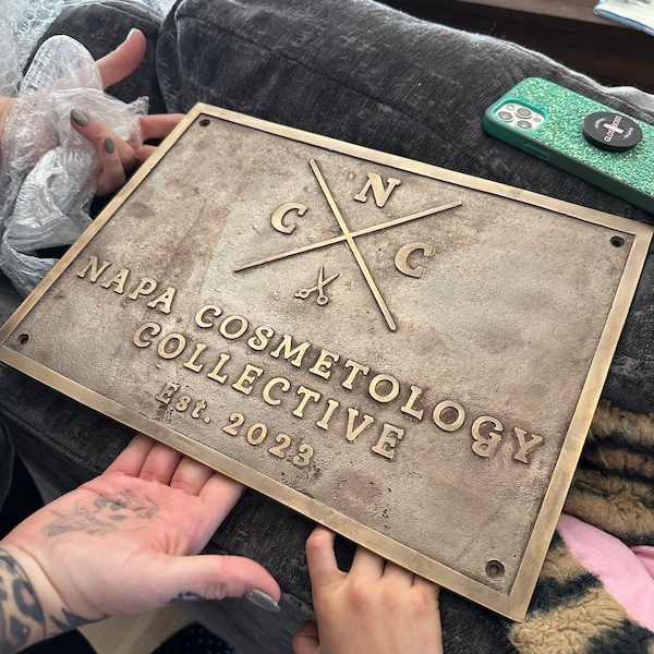 Customized Bronze Signs & Plaques - Oil Rubbed Bronze Signs ...