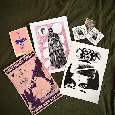 MASKS Mini Art Zine DIY Fanzine Collage Zine 8-page Zine - Etsy